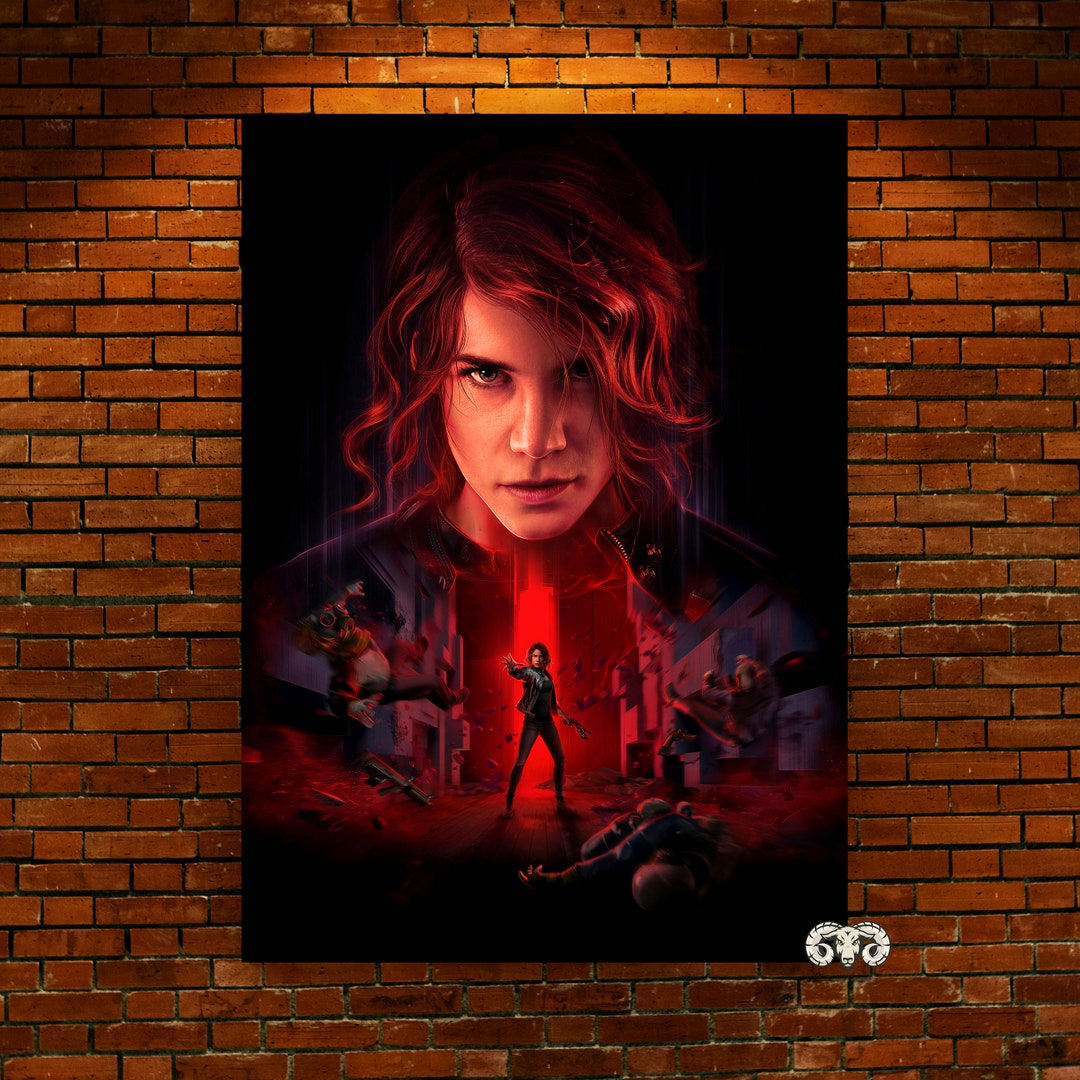 Control Jesse Faden Poster Gaming Print Decorative Wall - Etsy