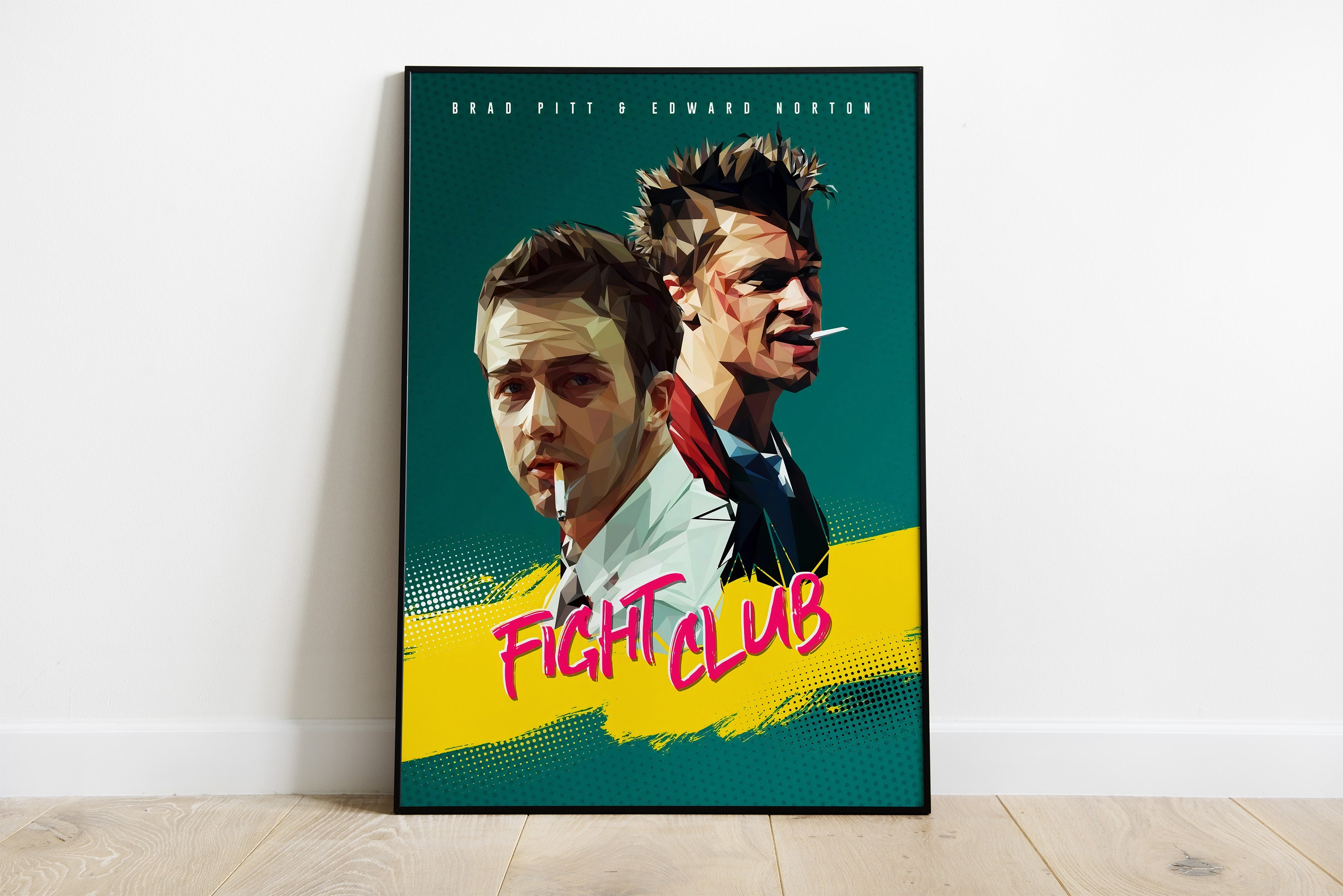 Fight Club Poster Brad Pitt