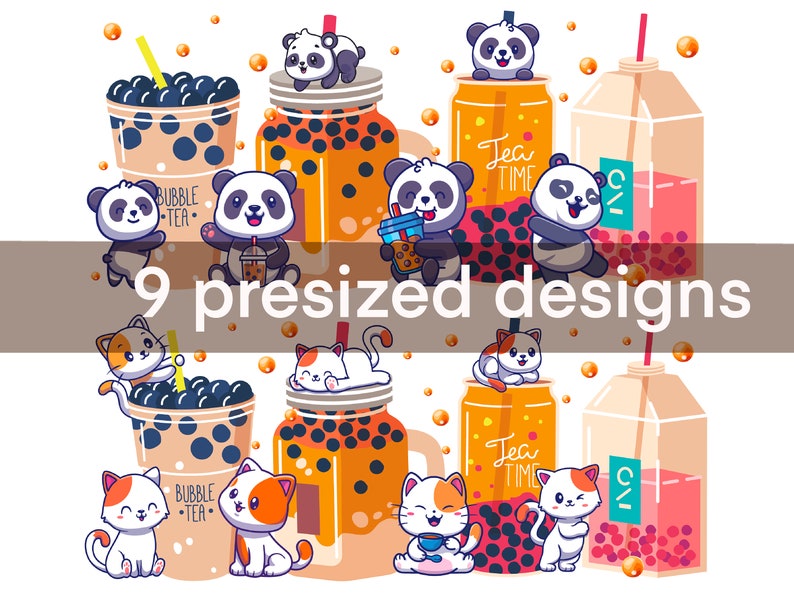 Boba Beauty, 16 Oz Glass Cup PNG Designs Celebrating Every Sip of ...