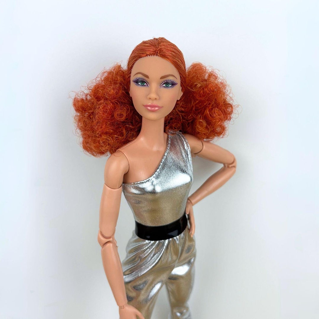 Curly Red Hair | Posable Barbie Looks Doll | Original Body Type | Made ...