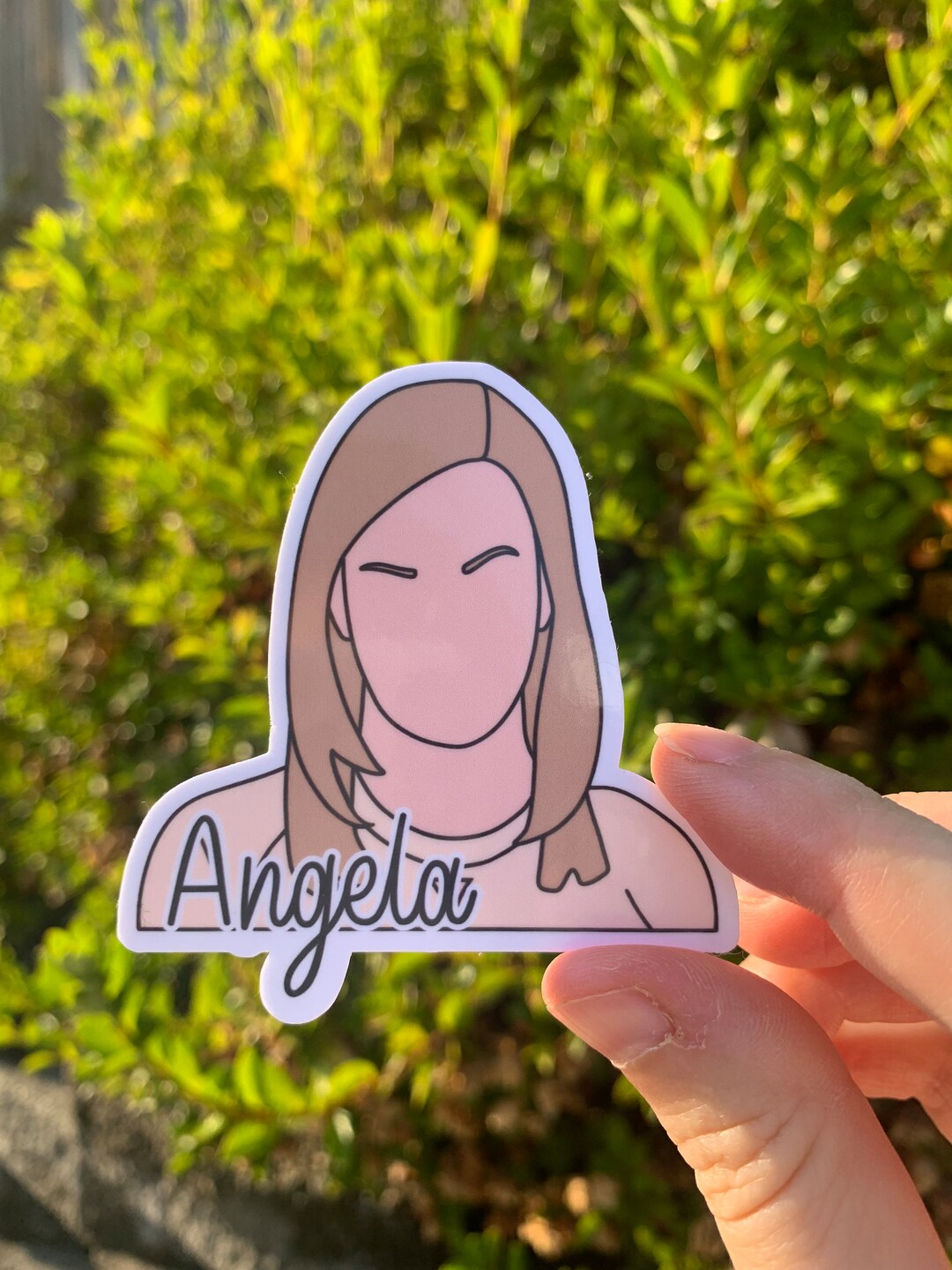 Angela Martin Sticker | the Office Fan Dunder Mifflin Scranton - Etsy