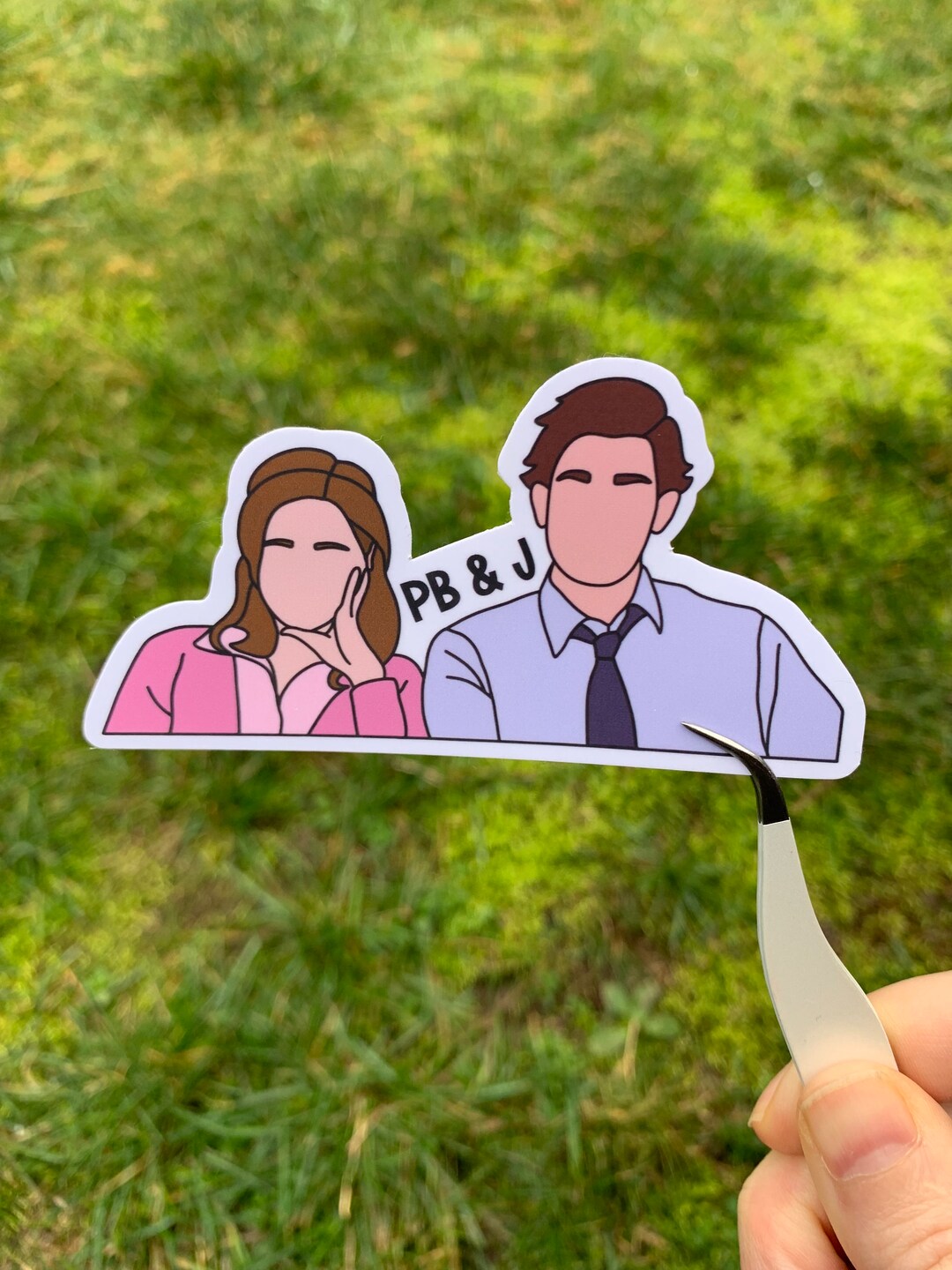 Pam Beesly Jim Halpert PB&J Sticker | the Office Fan Dunder Mifflin ...