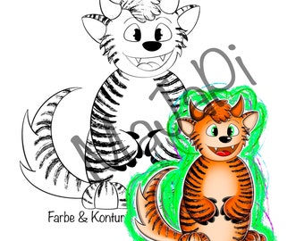 SALE Digital Stamp Digi Stamp Digistamp Princess Kiara - Etsy