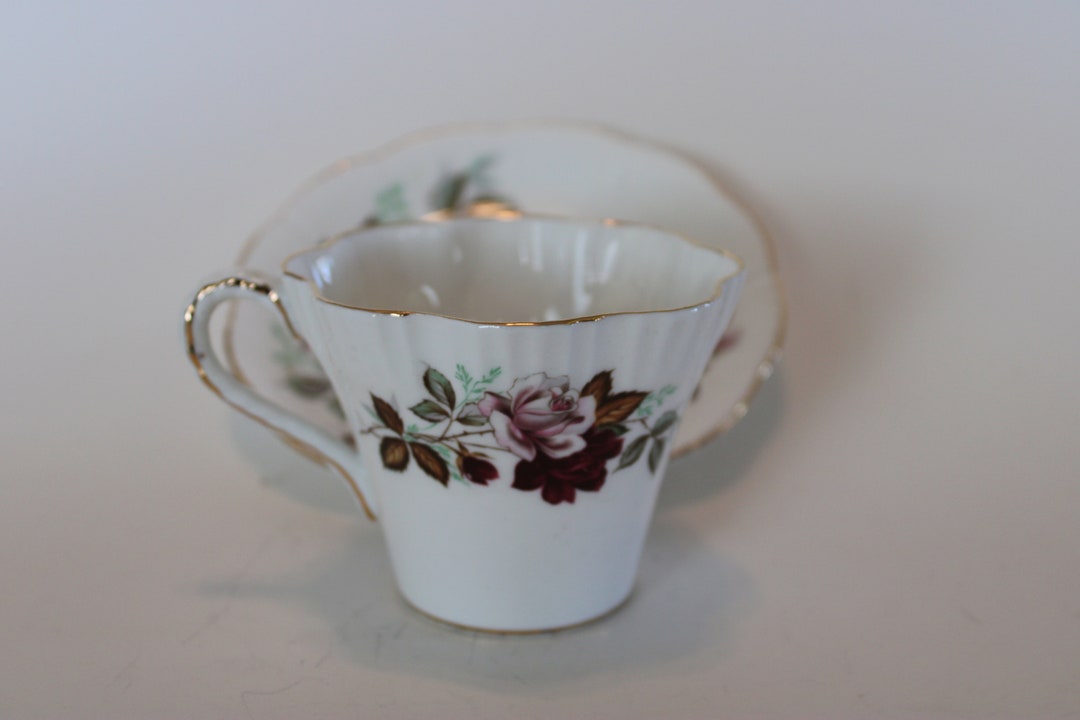 Teacup and Saucer, Eggshell Bone China, Salisbury England 'richmond' - Etsy