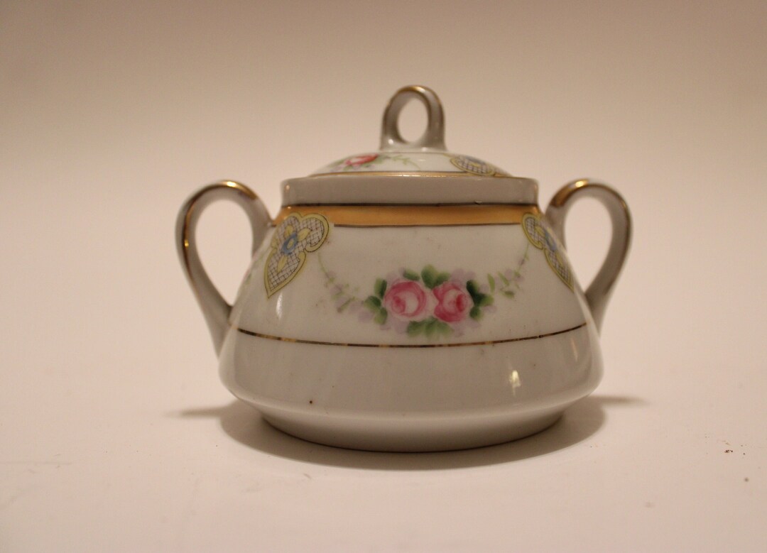 RARE Noritake M (morimura, so Pre-1935) Sugar Bowl With Lid. Made in ...