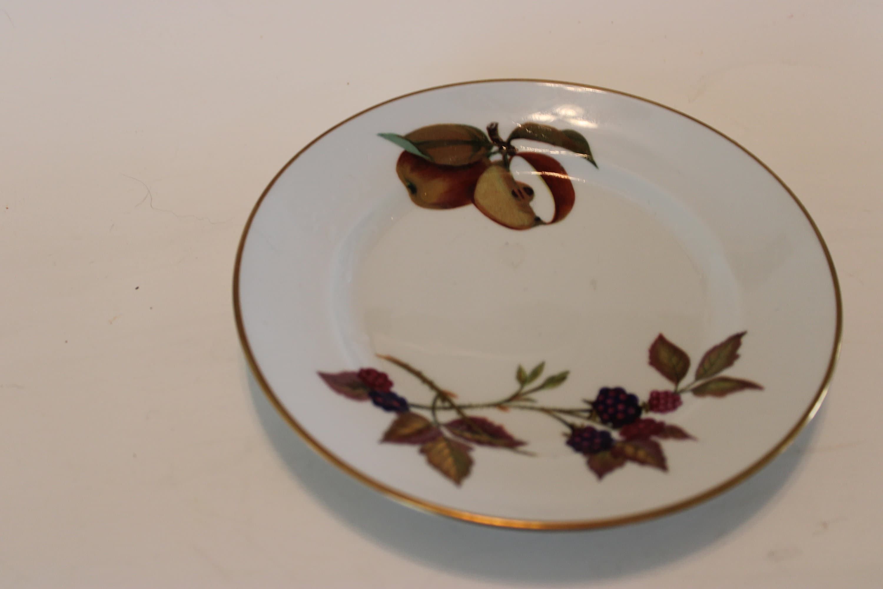 Royal Worcester Fine Porcelain 6.5 Plate Apples and - Etsy