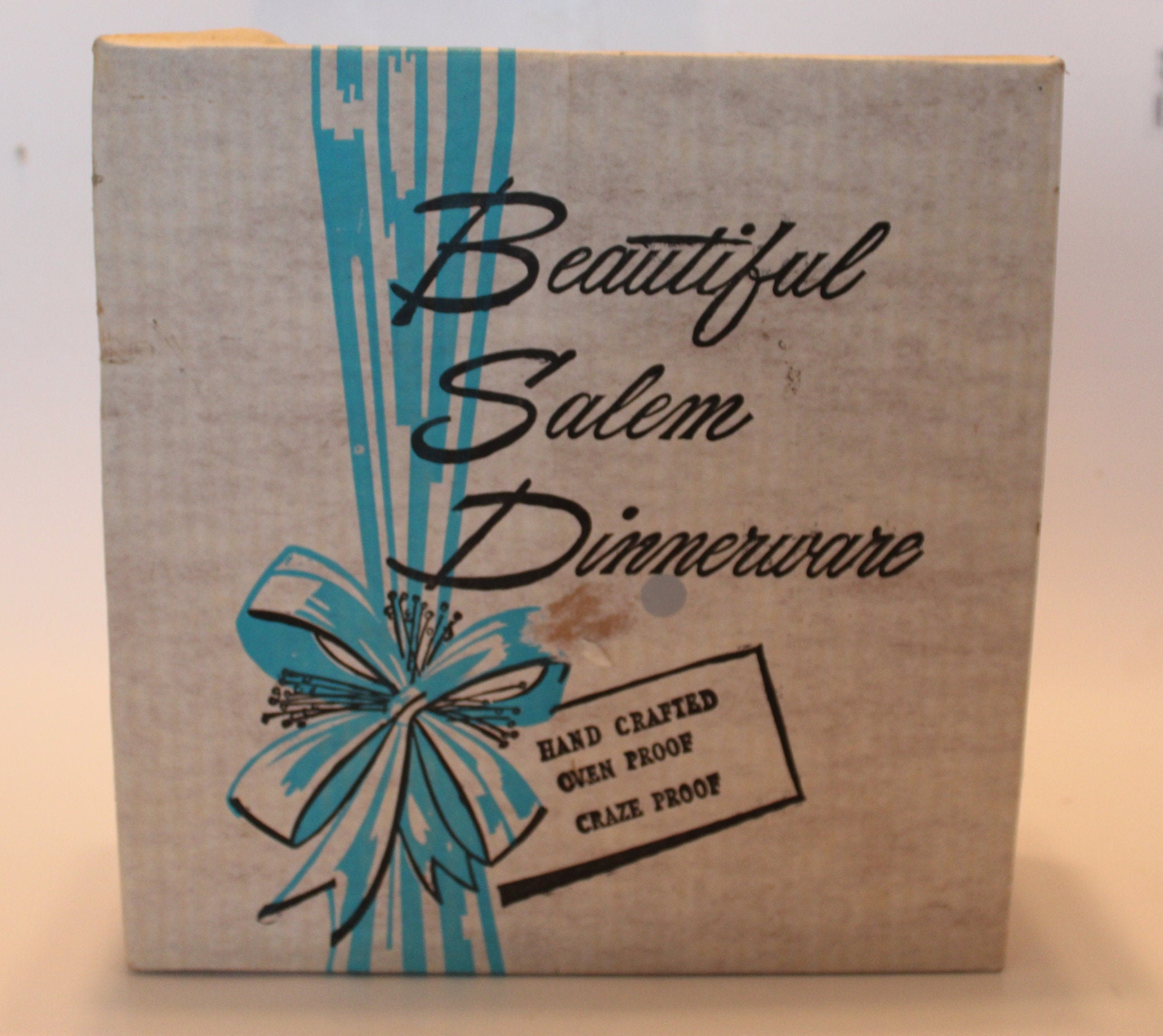 Beautiful Salem Dinnerware Boxed Set of Four Items - Cup Saucer, Small ...