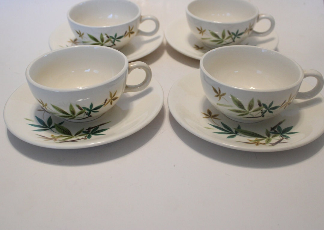 SET of 5 Woodland Dinnerware by Salem China Company, Teacups and ...