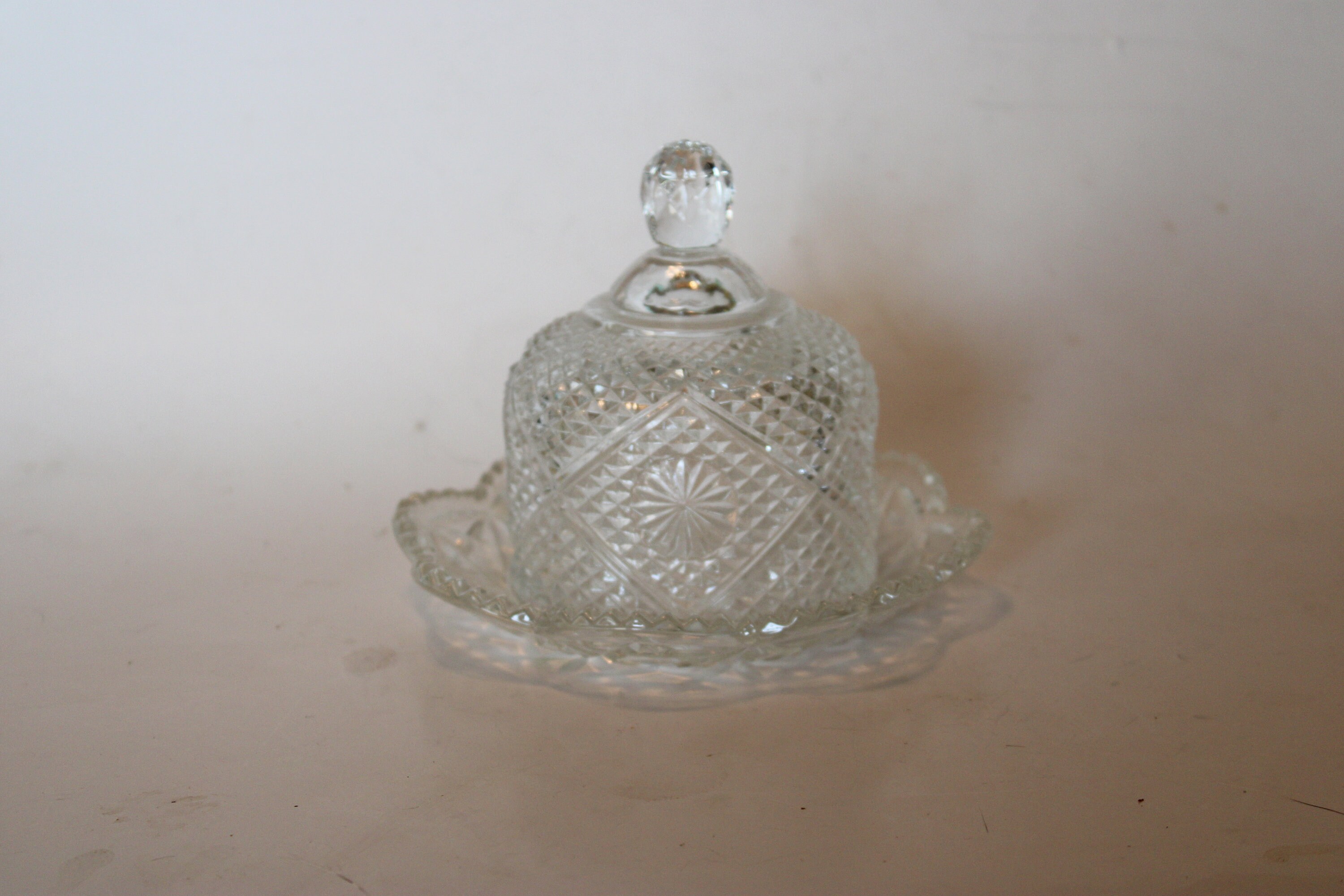 Crystal Butter Container With Lid - Etsy