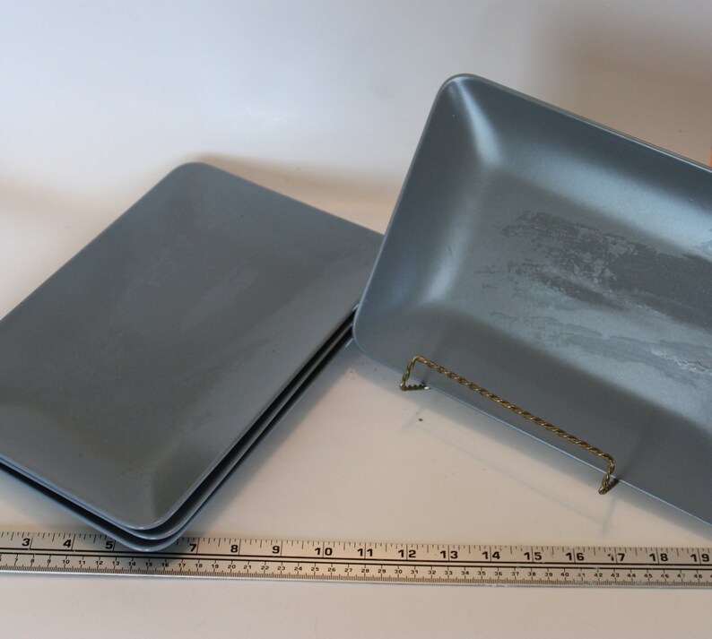 SET of FOUR IKEA Slate Grey Dinner Plates, Made in Romania, 18691 ...