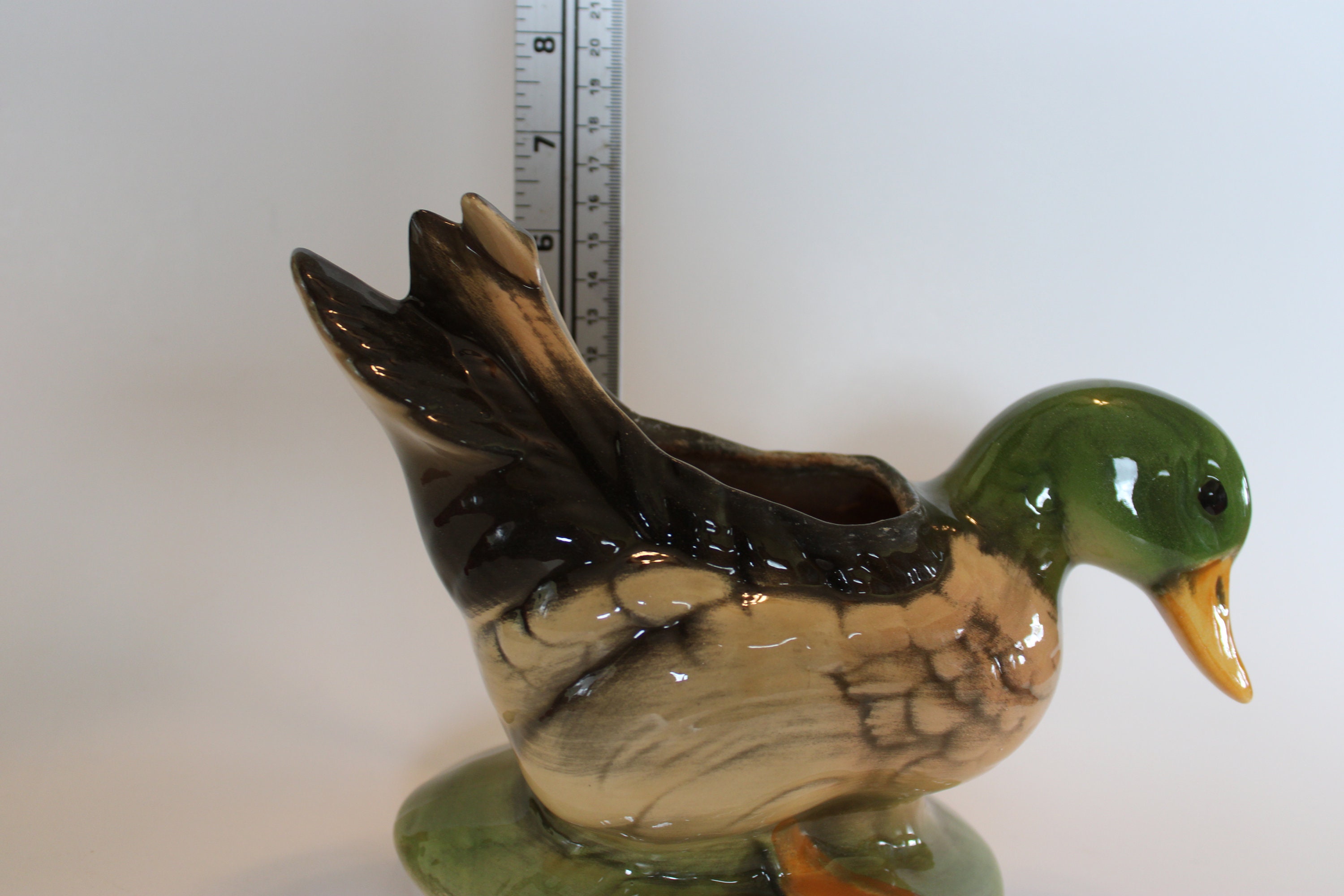 Antique Duck Flower Planter / Pot Ceramic - Etsy