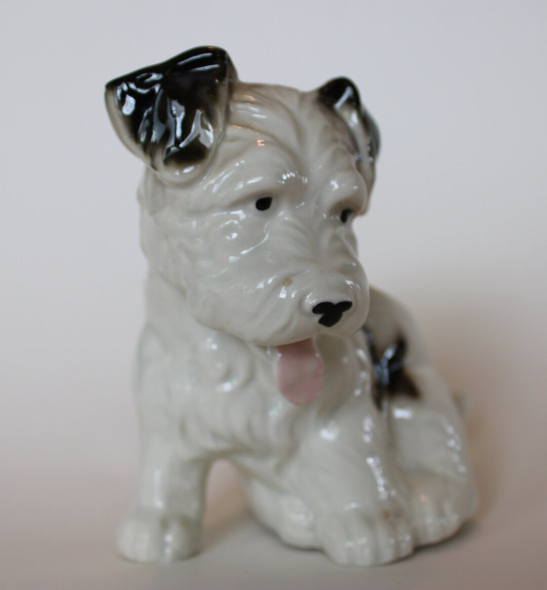 Vintage Moriyama Pottery Terrier, Looking Happy as a Planter #1495 - Etsy