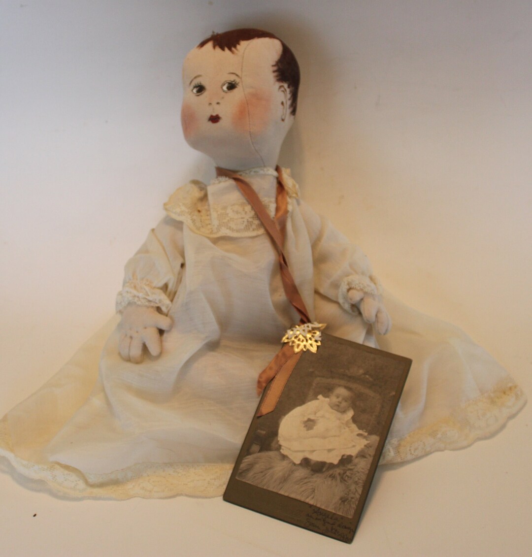 Beautiful Vintage Hand-made Baby Doll, 'angela' as a Baby Complete With ...