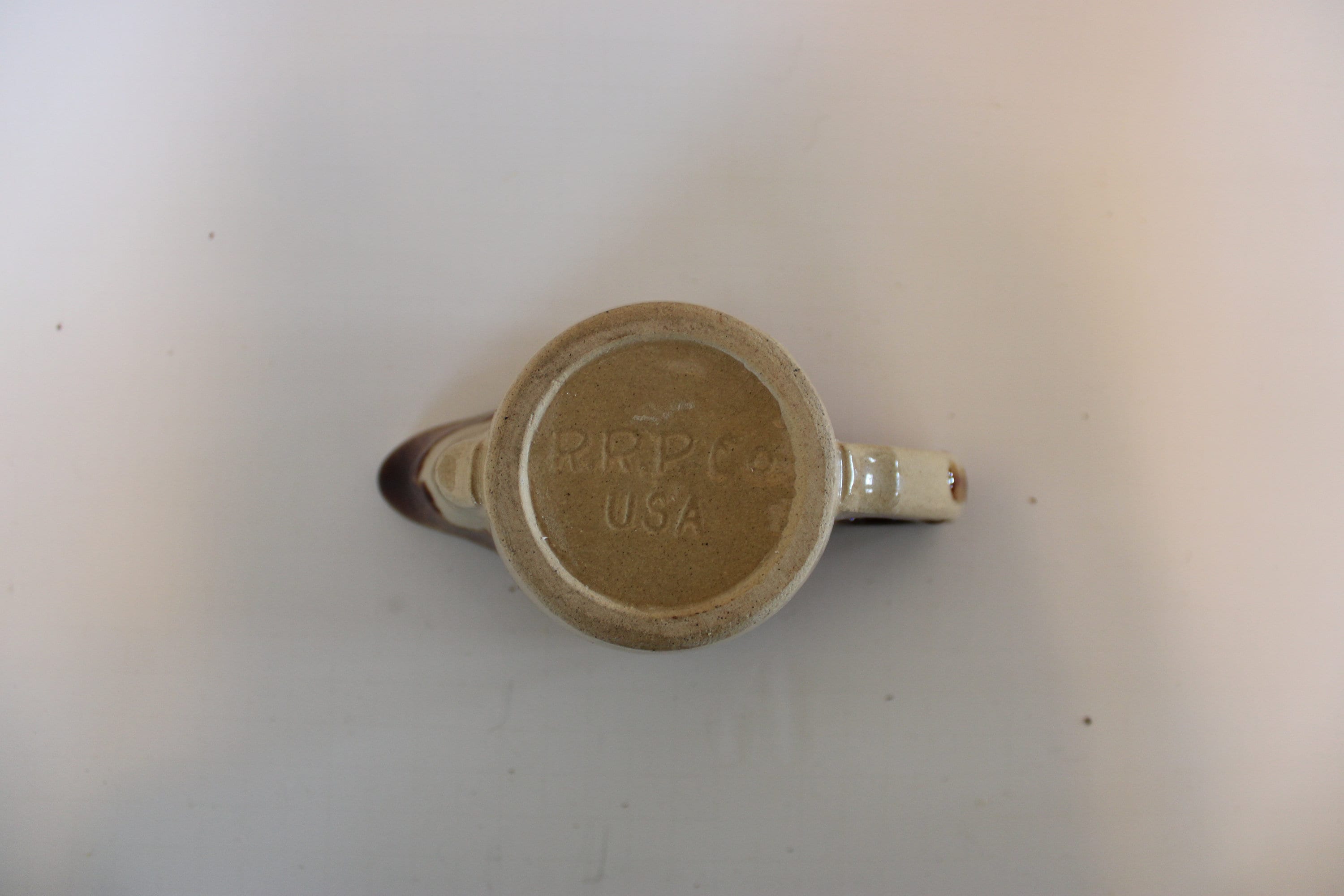 R.R.P. Co Large Creamer / Small Jug Two-tone Pottery - Etsy