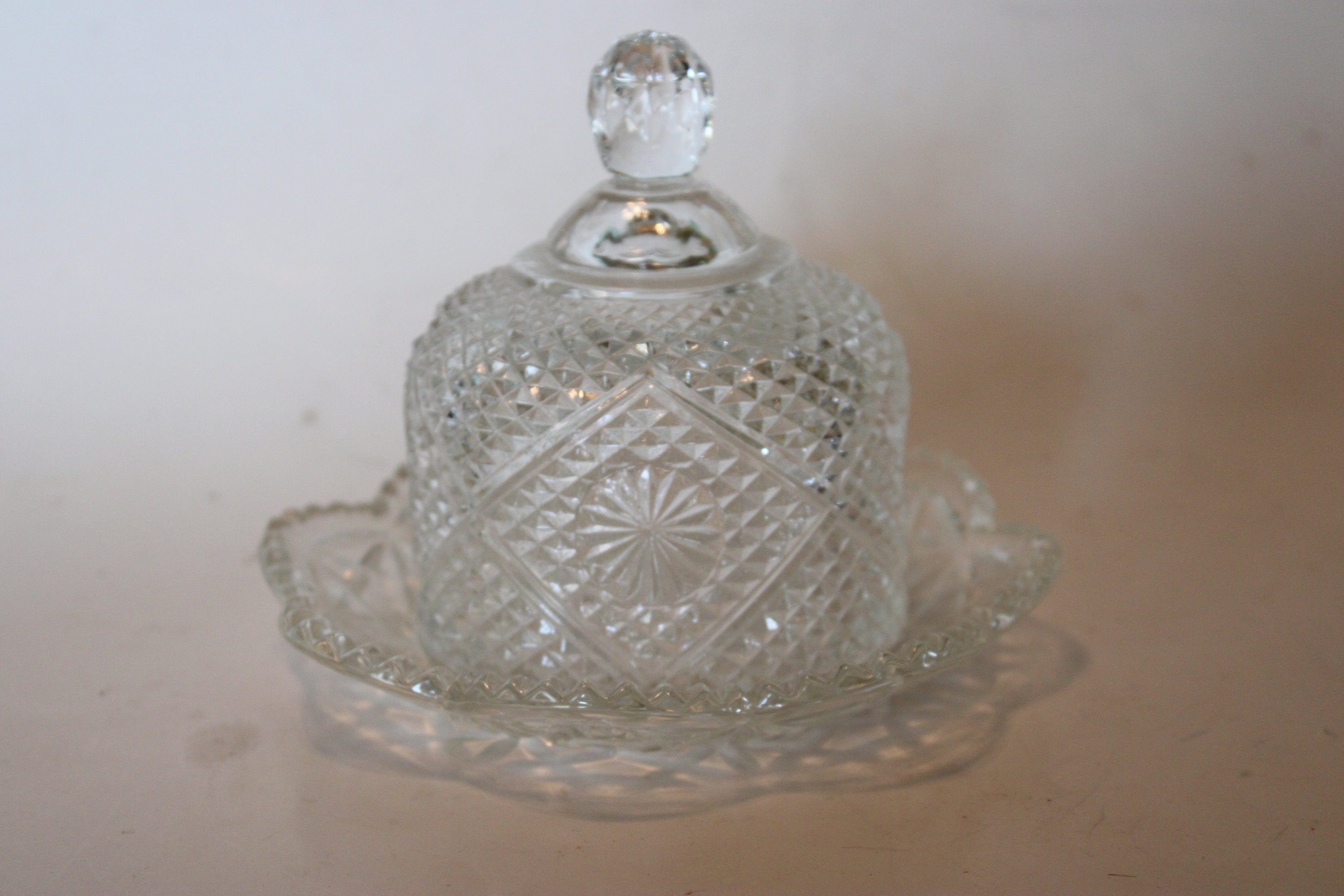 Crystal Butter Container With Lid - Etsy