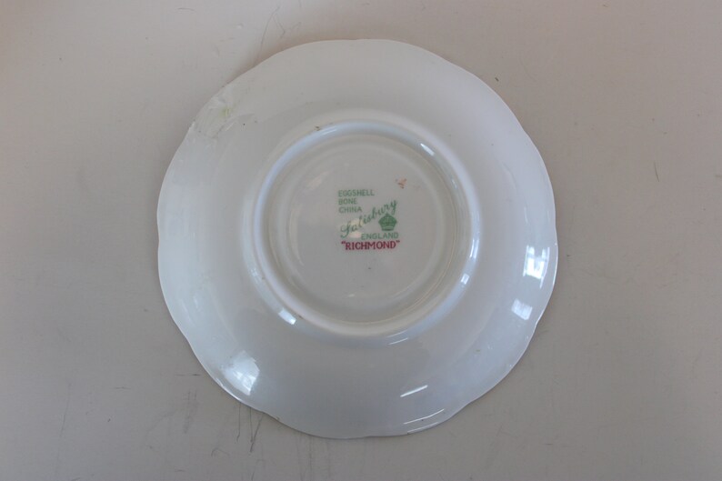 Teacup and Saucer, Eggshell Bone China, Salisbury England 'richmond' - Etsy
