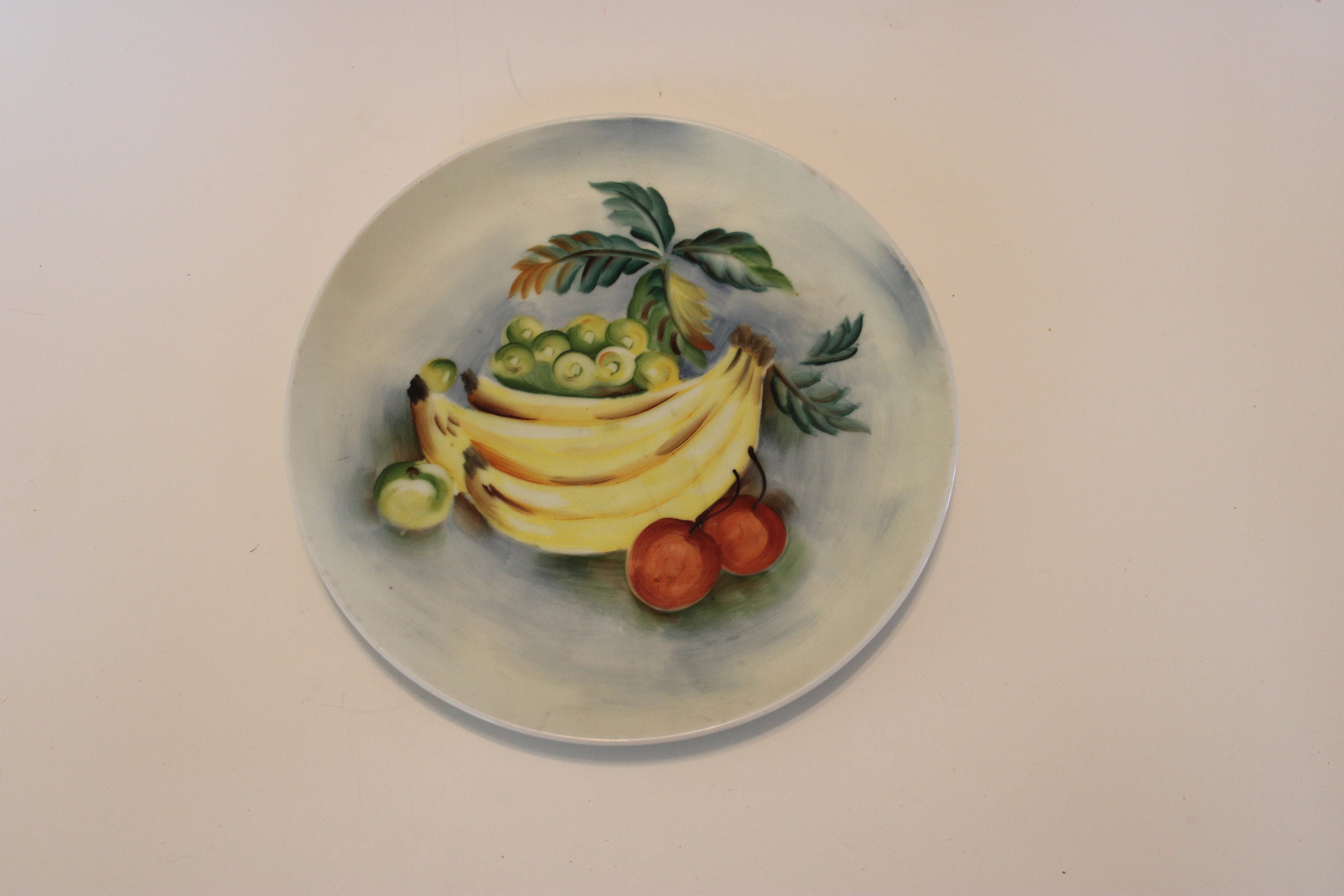 Vintage Lefton Fruit Plate 8.25" Hanging Plate, With Bananas - Etsy