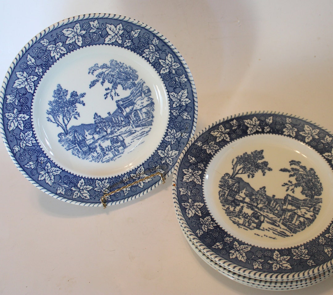 SET of SEVEN 10" Homer Laughlin Stratwood Collection 'shakespeare ...