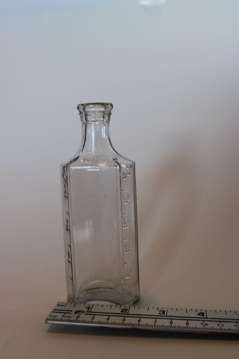 Vintage Owens 3IV Graduated Medicine Bottle, Embossed - Etsy