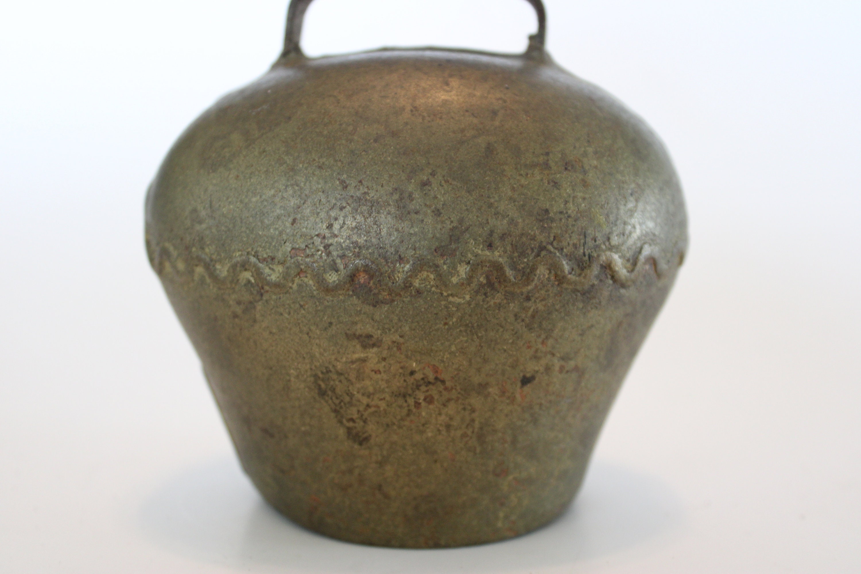 Vintage Austrian Brass Cow Bell, With a Resonant Ring. Innsbruck, With ...