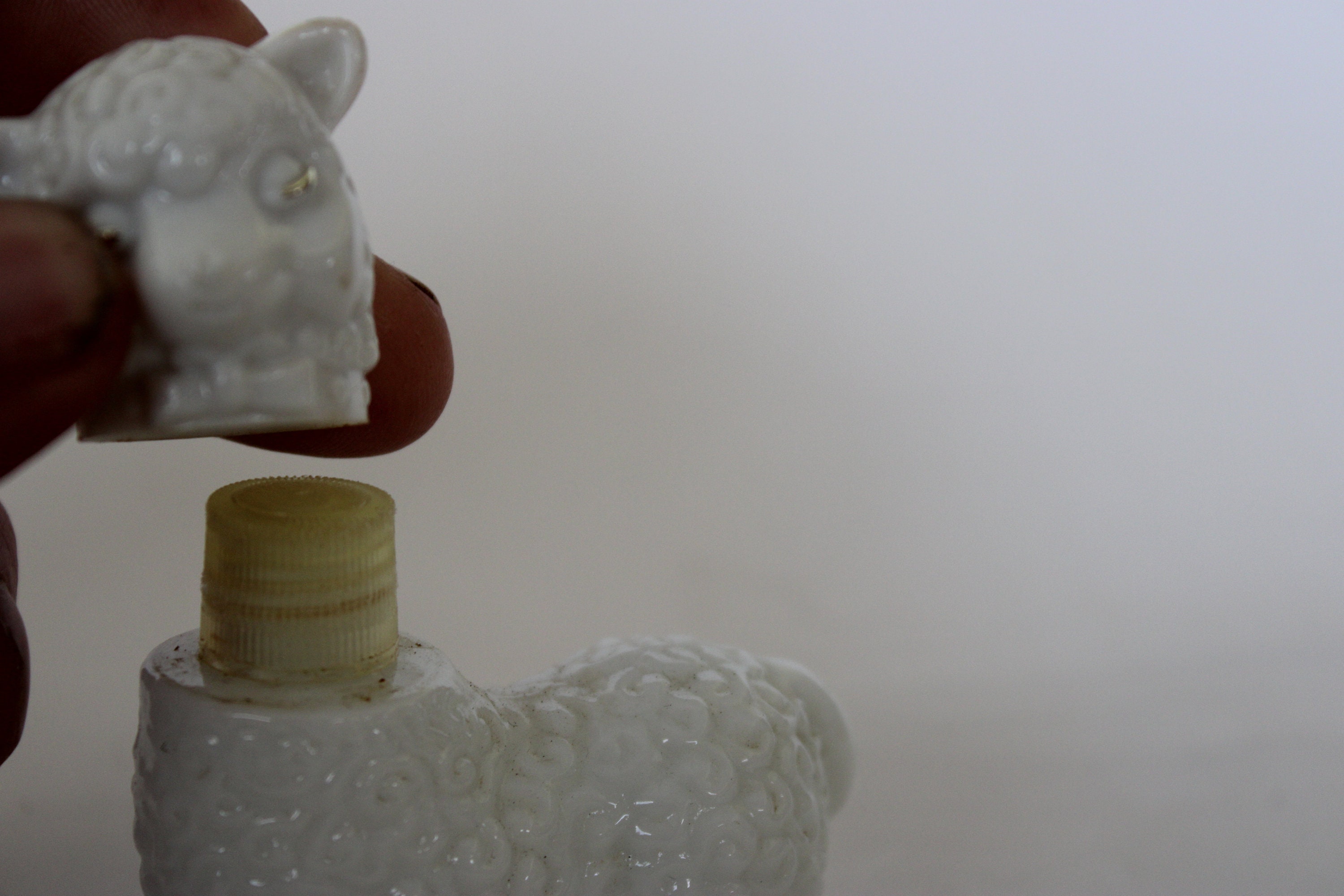 Vintage Avon White Lamb Perfume Bottle 1950s - Etsy