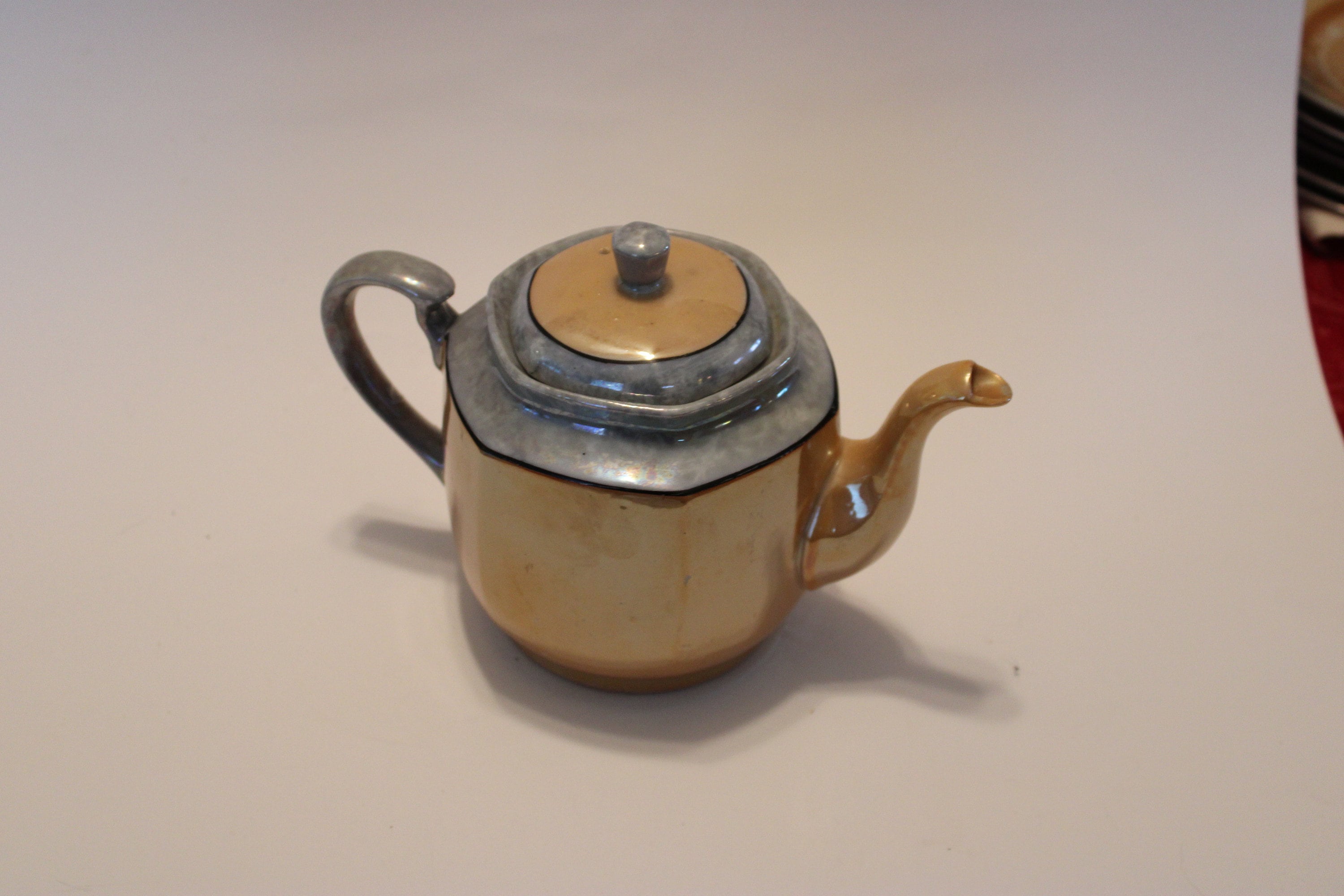 Lusterware Teapot. Lusterware is a Type of Pottery or - Etsy