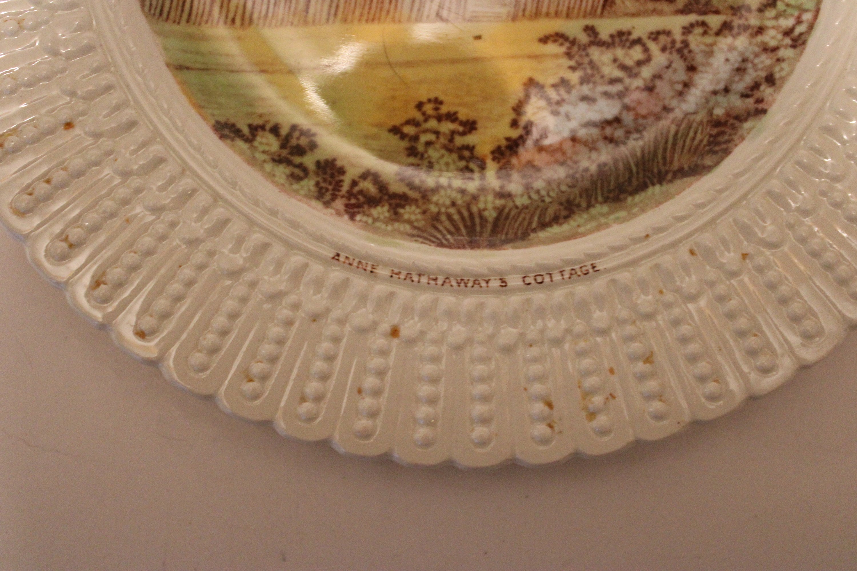 Royal Cauldon England 9.5" Plate, Anne Hathaway's Cottage - Etsy