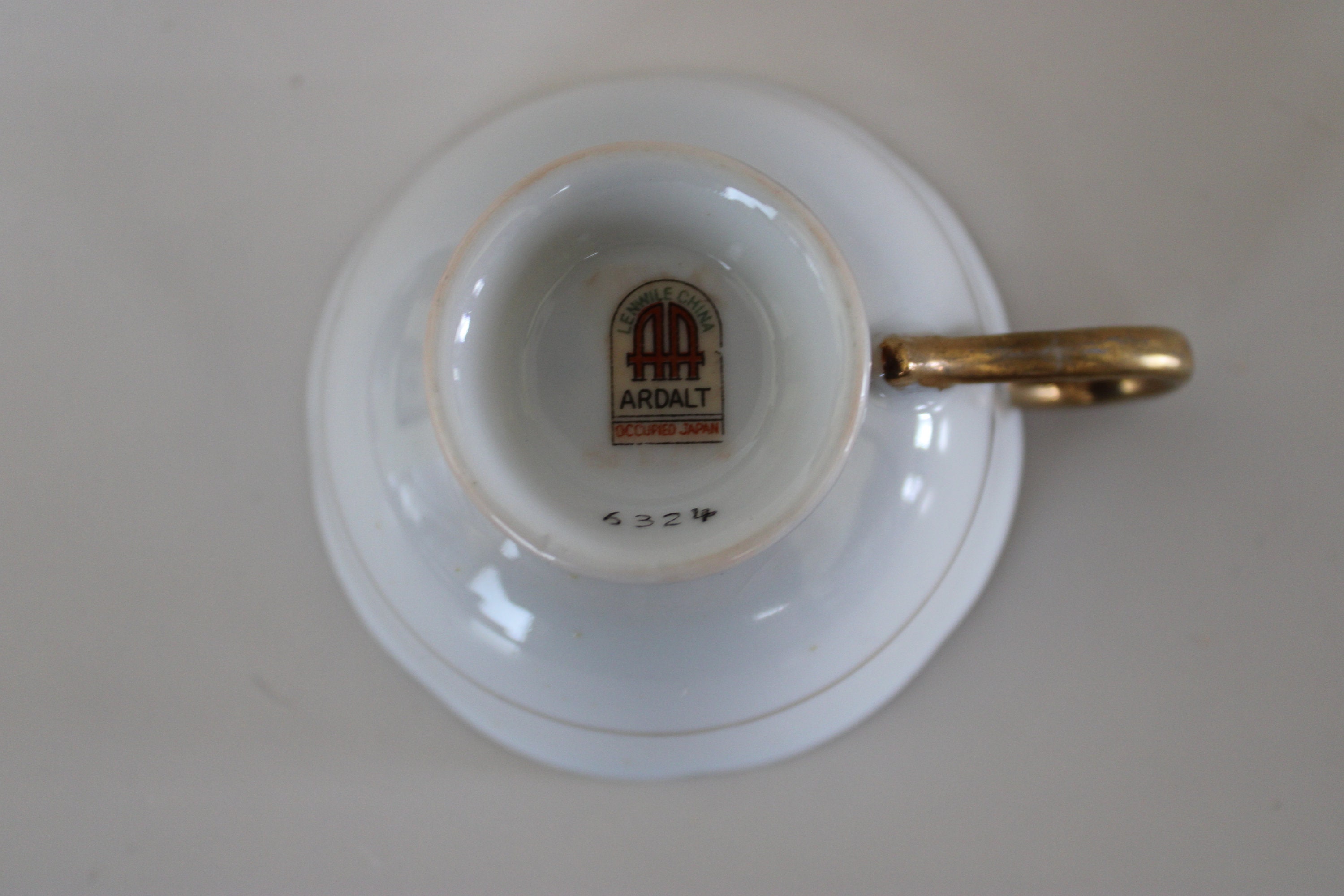Teacup Only Lenwile China Ardalt Handpainted Occupied - Etsy