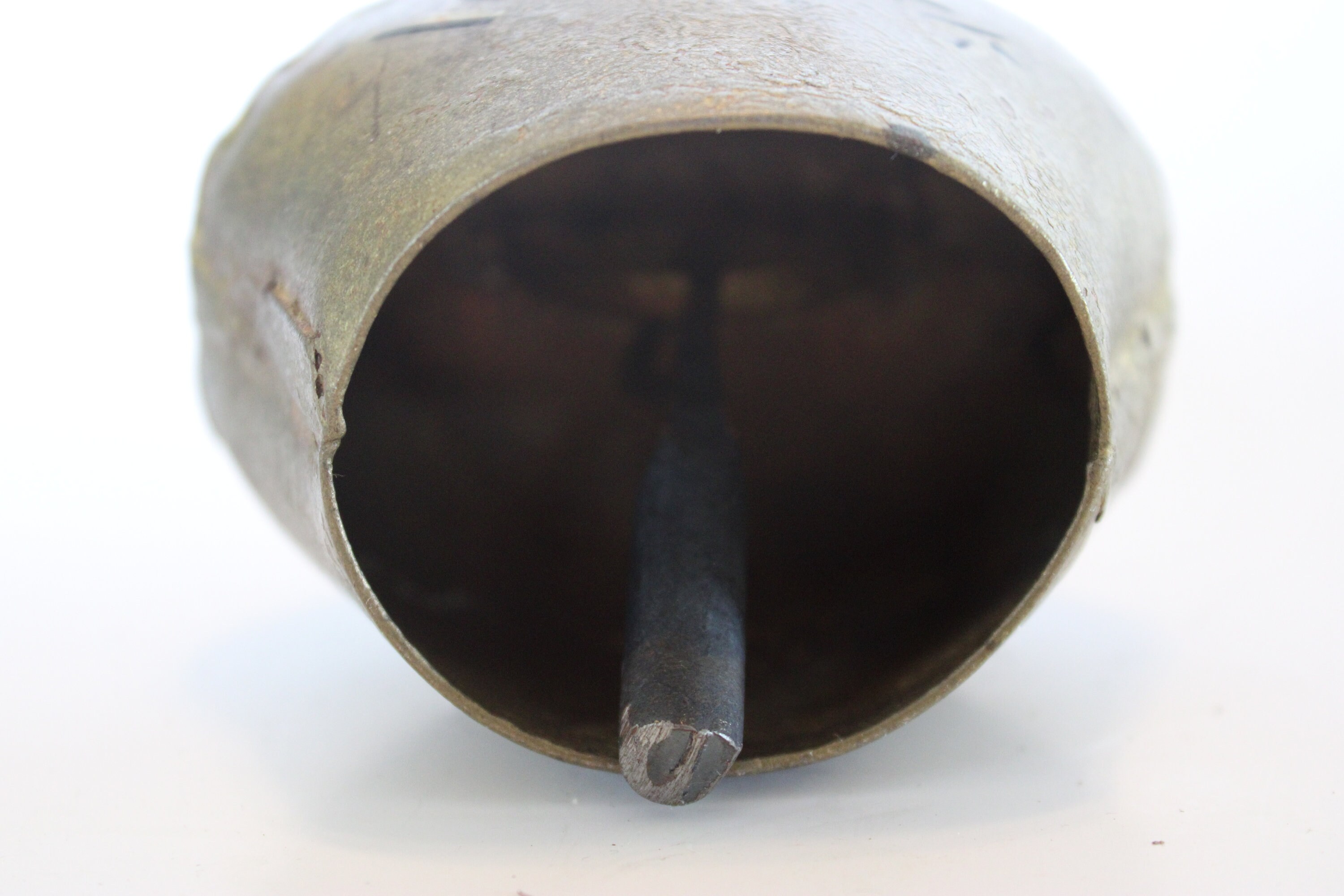 Vintage Austrian Brass Cow Bell, With a Resonant Ring. Innsbruck, With ...