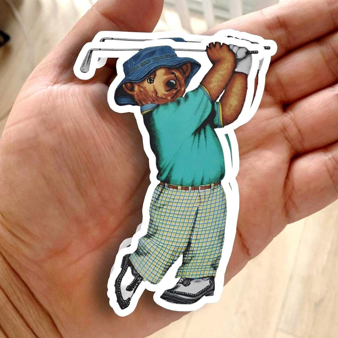 Ralph Lauren Golf Bear Sticker 3” Inch Baby Shower Wedding Planning ...