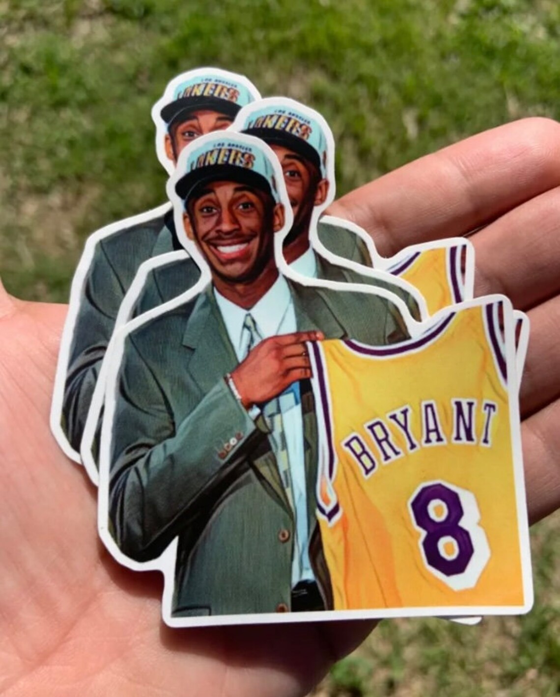 Kobe Bryant Sticker Lakers Mamba NBA Basketball Rookie 1996 Draft - Etsy
