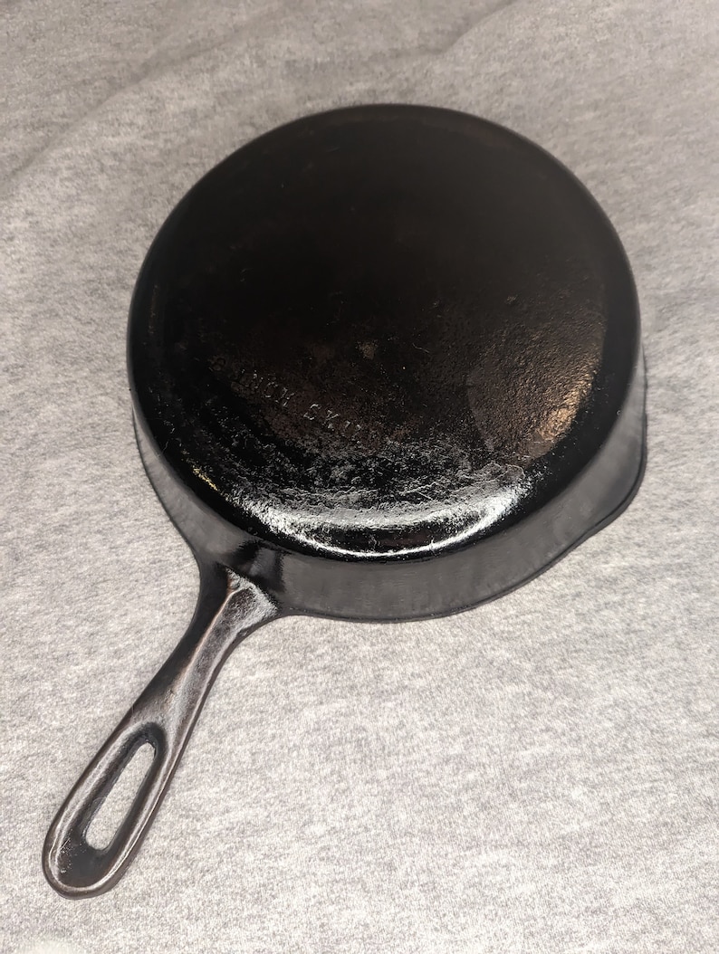 Restored Vintage Unmarked Wagner #5 Cast Iron Skillet - Etsy