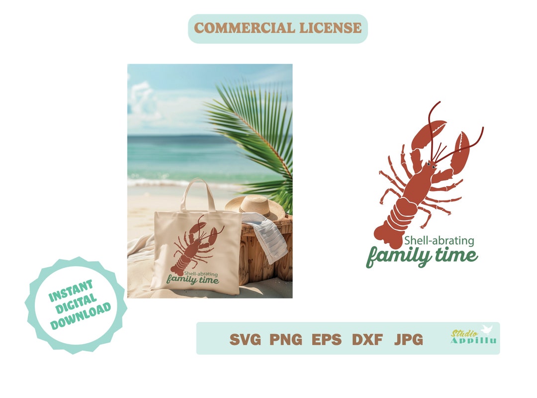 Lobster SVG, Lobster Clip Art, Lobster Vector Art, Lobster Cricut Cut ...