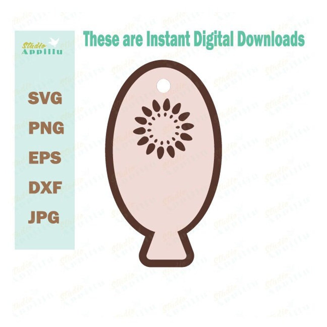 Gift Tag SVG, Birthday Gift Tags SVG, Balloon Gift Tag Vector Art ...