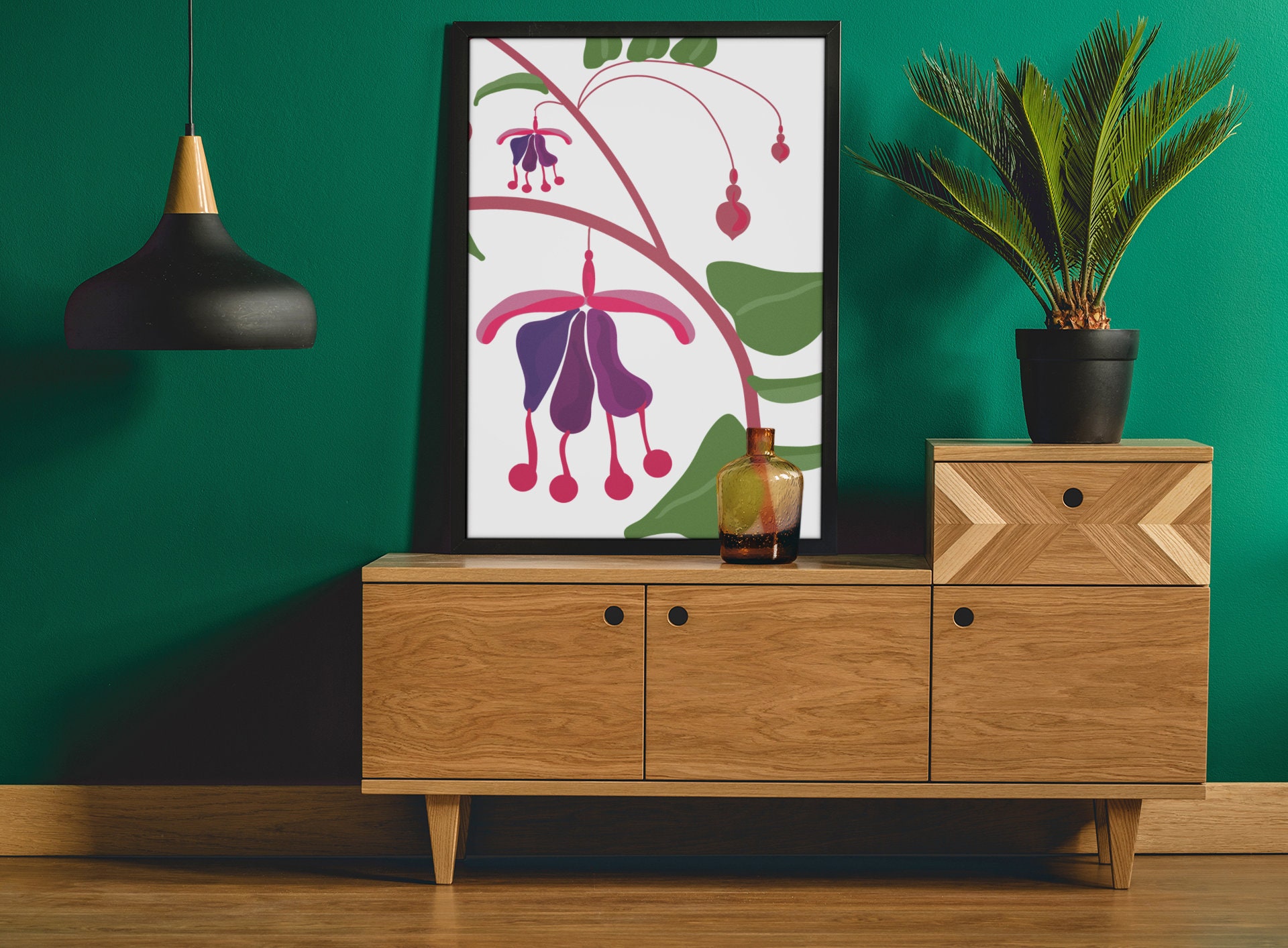 Flower SVG, Fuchsia SVG, Purple Flower SVG File, Fuchsia Vector Art ...