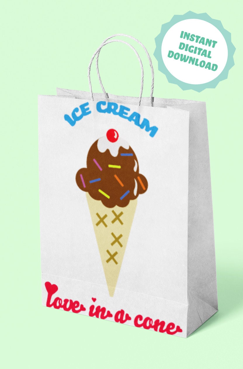 Ice Cream Svg Cut Files I Ice Cream Cone Svg I Chocolate Ice Cream With