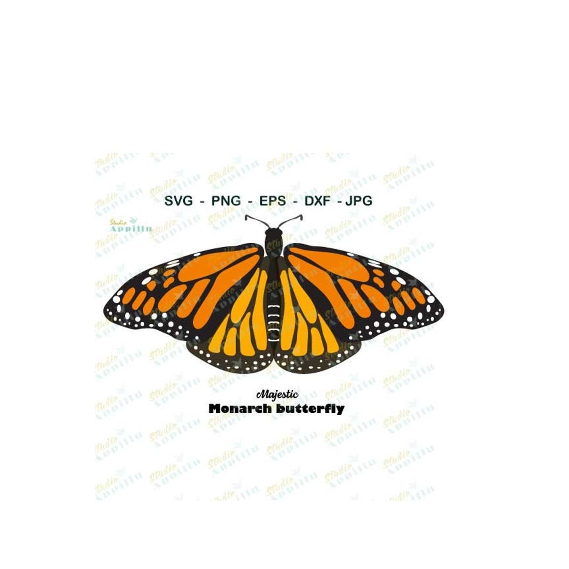 Butterfly SVG I Monarch Butterfly SVG I Pollinator SVG File I Butterfly ...