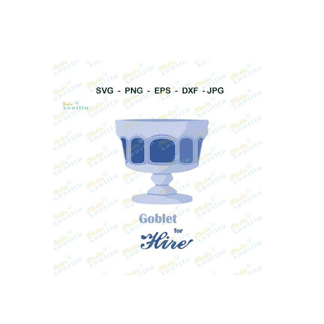 Goblet SVG, Glass Goblet SVG, Purple Goblet SVG, Goblet Vector Art ...