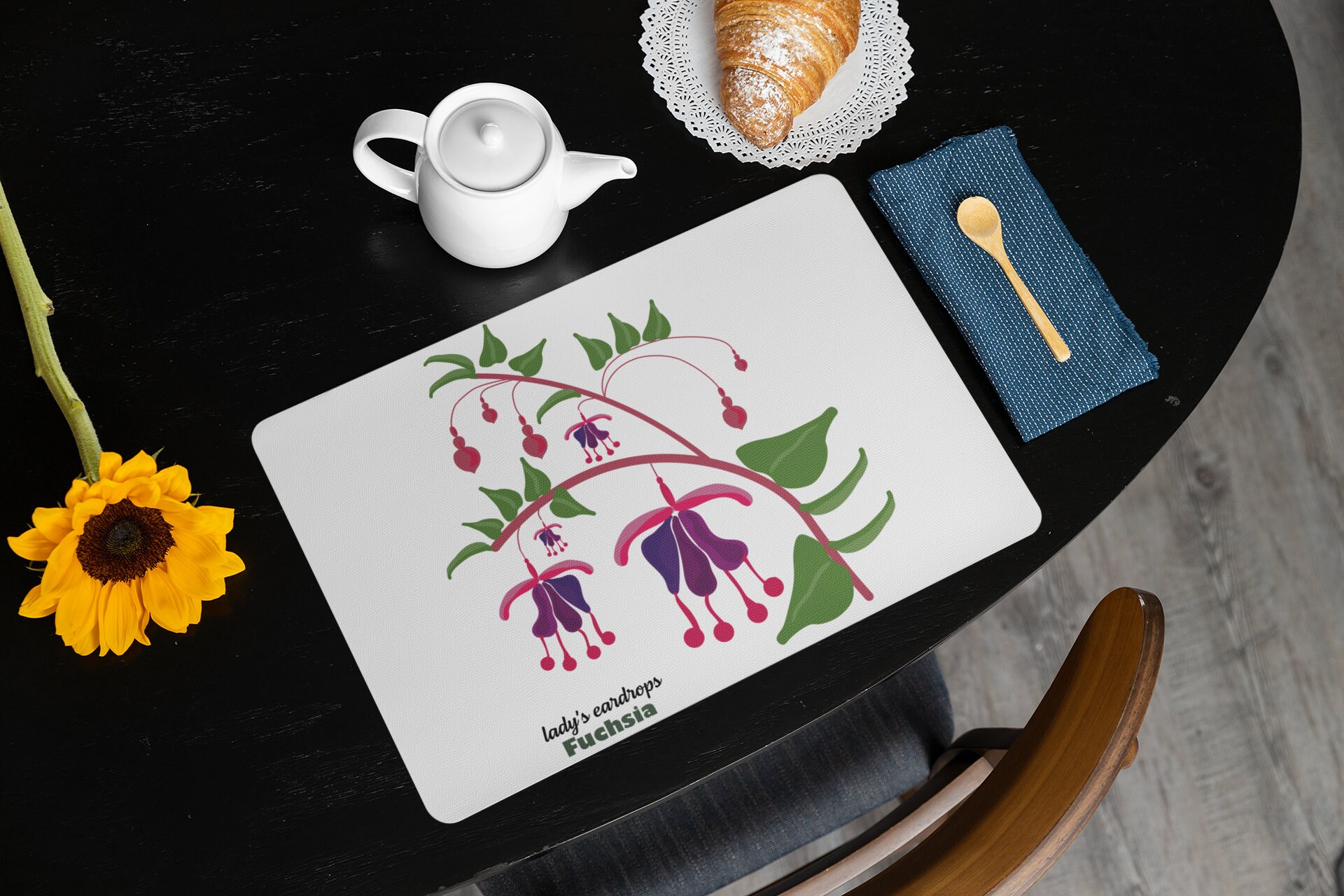 Flower SVG, Fuchsia SVG, Purple Flower SVG File, Fuchsia Vector Art ...