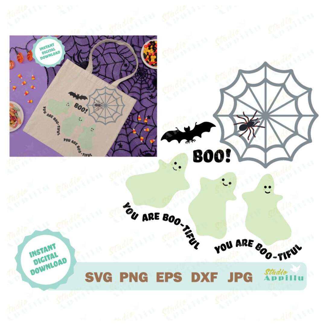 Halloween Svg, Ghosts Svg, Boo Svg, Halloween Clipart, Halloween Vector ...