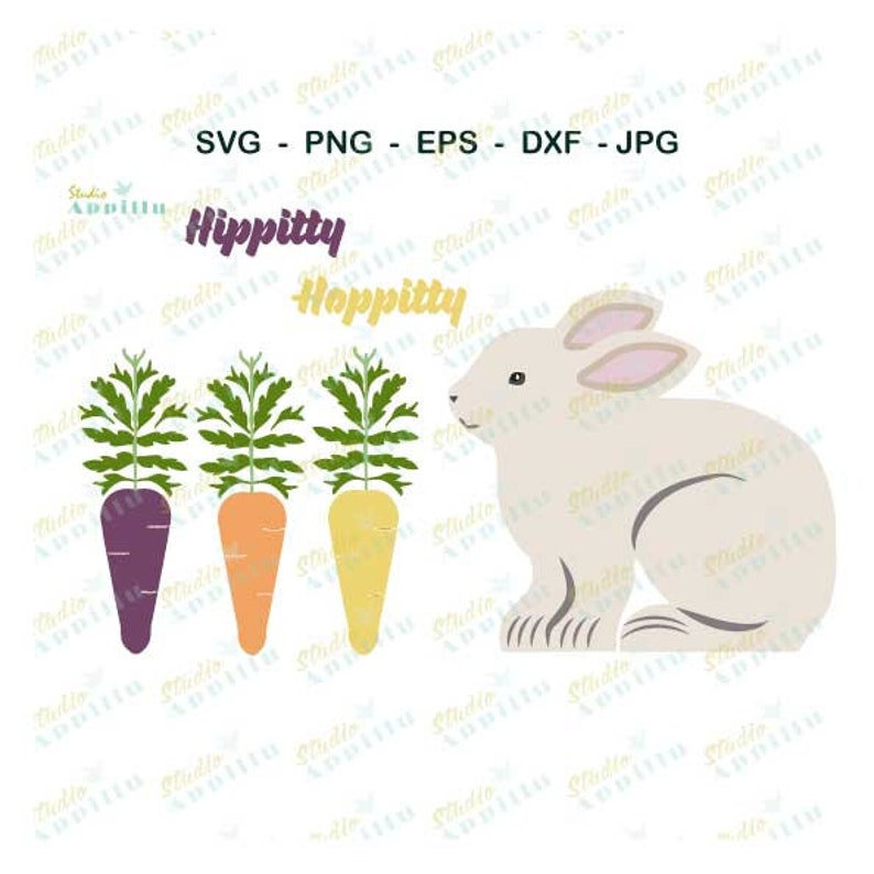 Easter SVG I Layered Bunny SVG I Easter Décor Svg I Easter for Kids ...