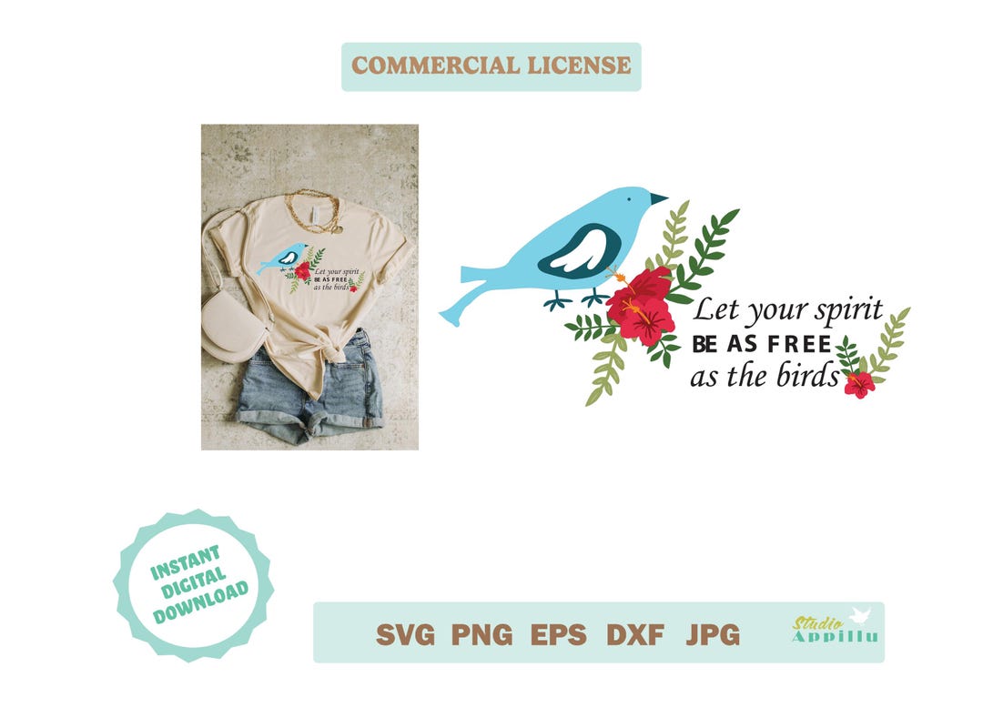 Bird SVG, Blue Bird Clip Art, Blue Bird Vector Art, Blue Bird Cricut ...