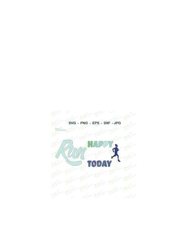 Running Happy SVGI Runner Clip Art SVG I Runner Girl SVGI - Etsy