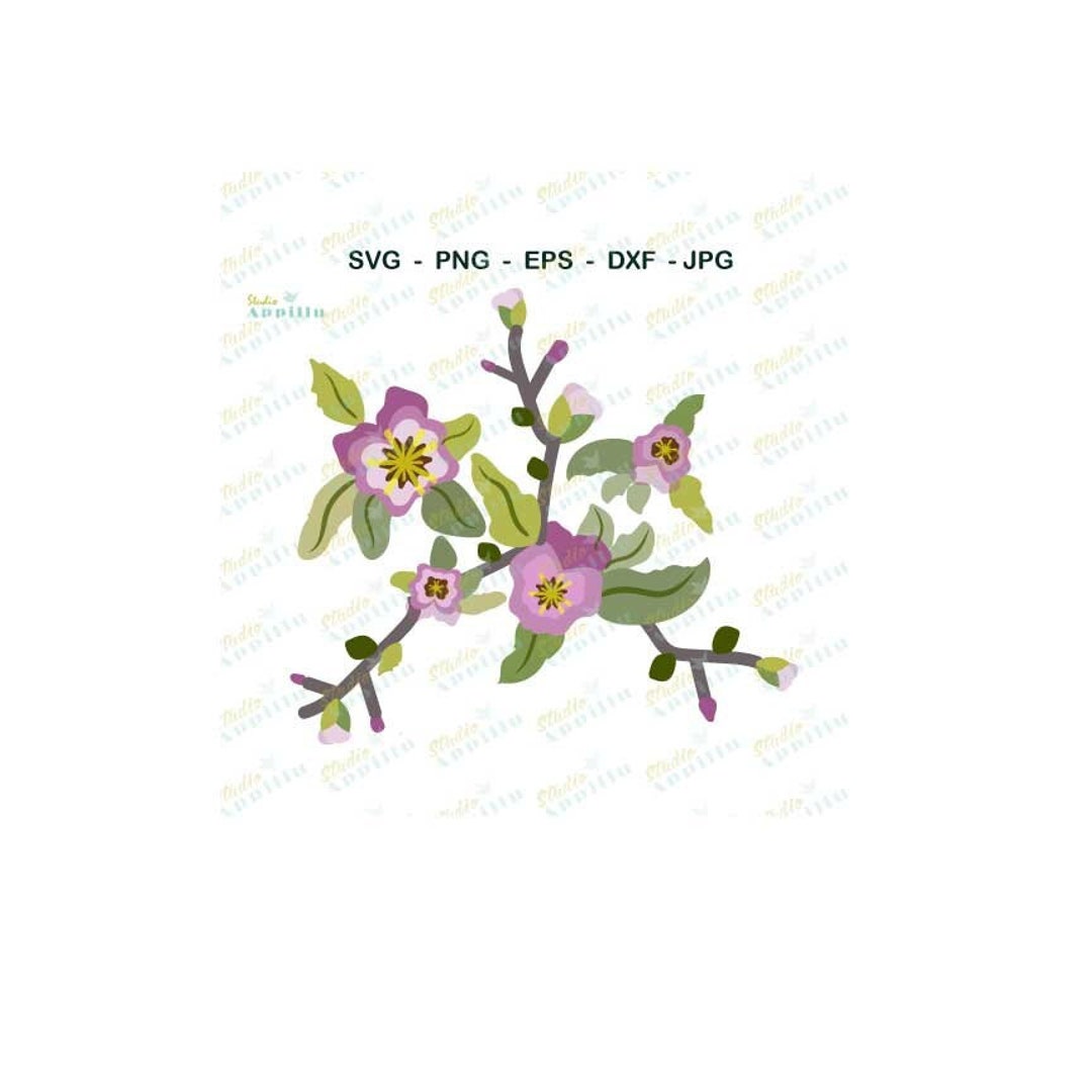 Flowers SVG I Layered Flowers SVG I Abstract Violas SVG I Viola Vector ...
