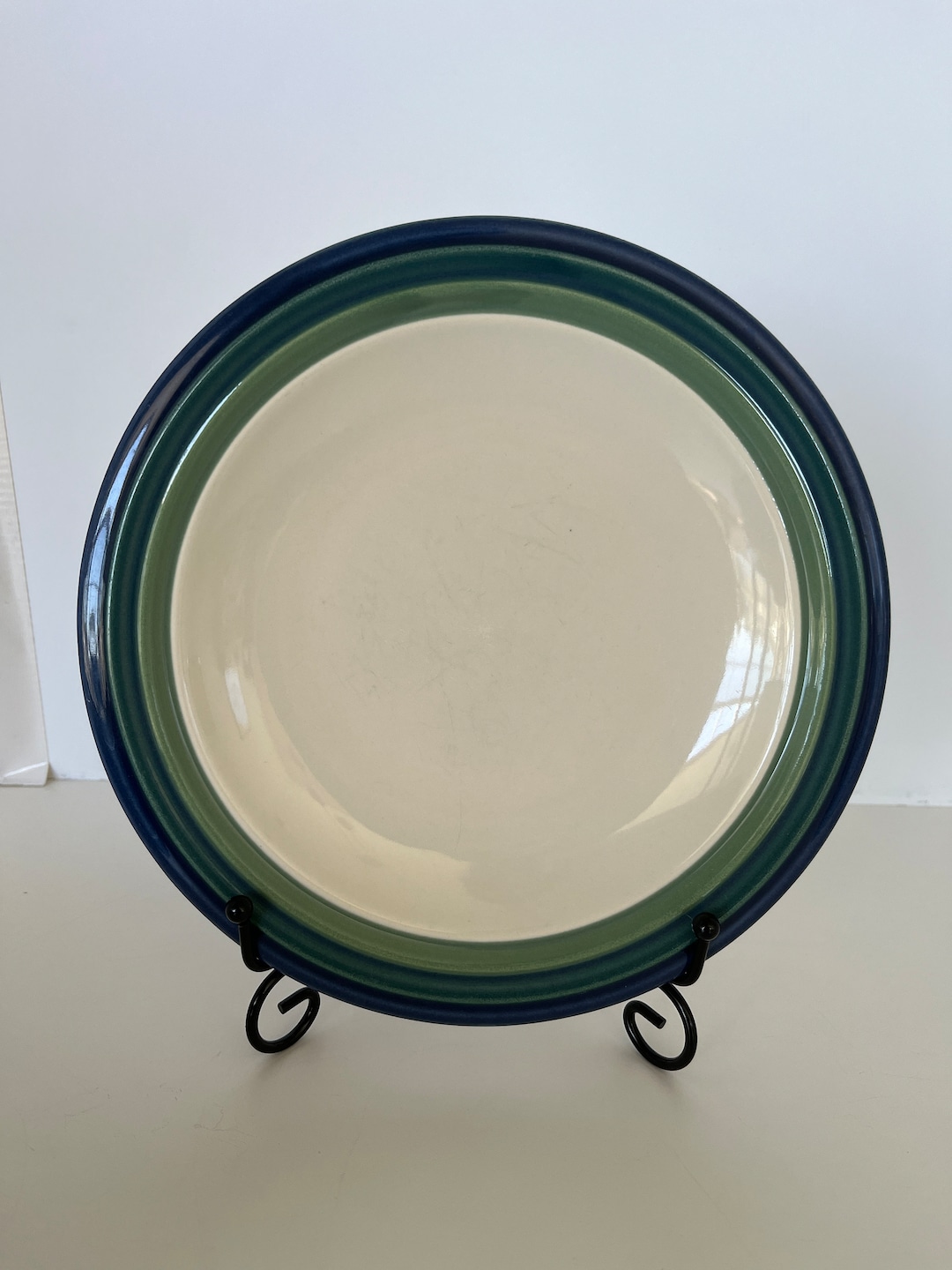 Set of 6/pfaltzgraff Ocean Breeze Salad Plates/8''/stoneware/blue and ...