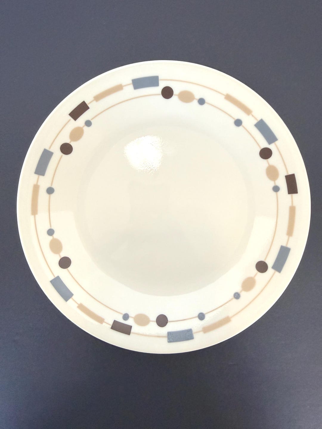 Set of 4 Vintage Corelle Retro Circles(or Sandstone Circles) 6.75 ...