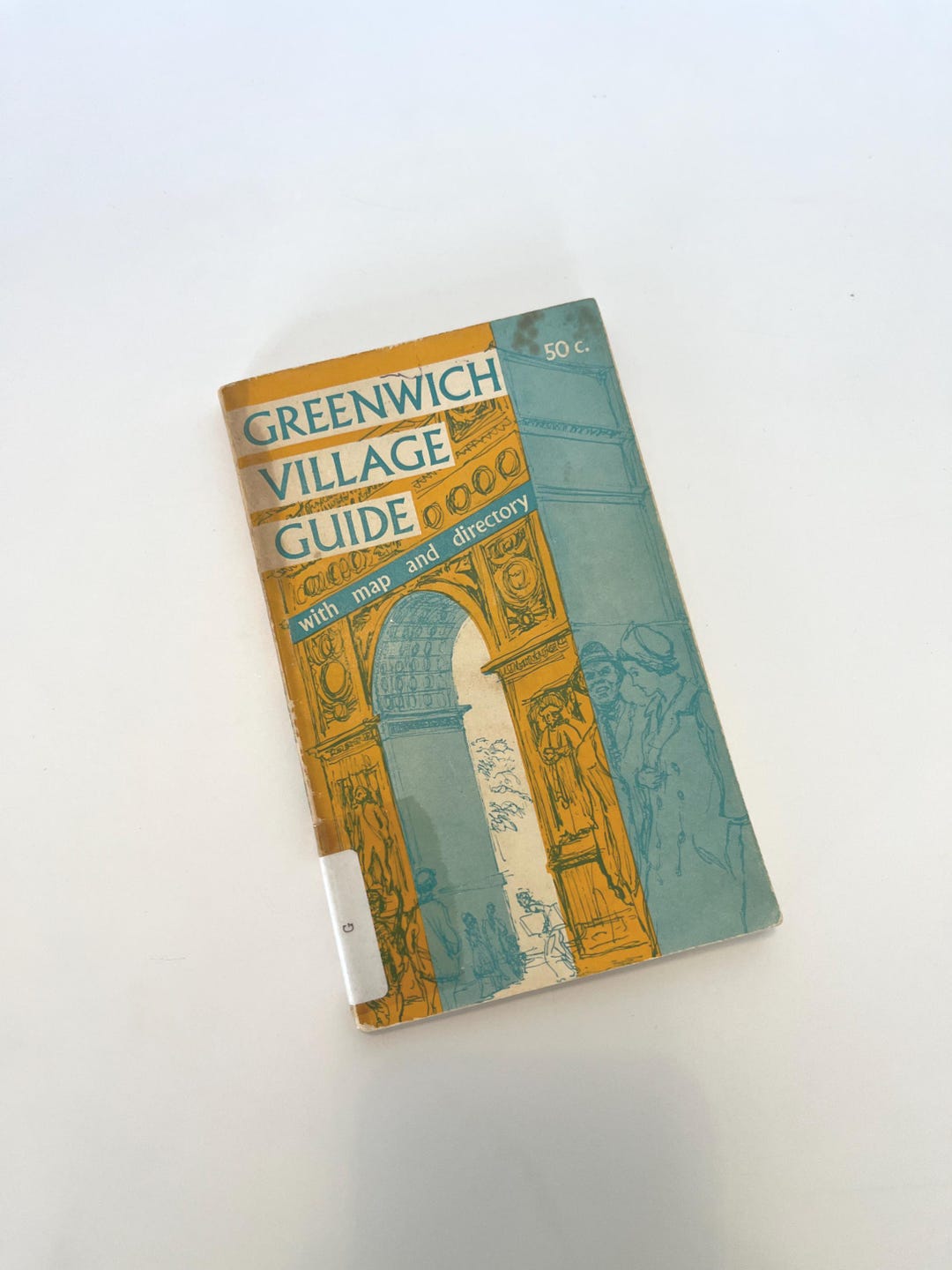 Vintage 1950s Greenwich Village Paperback Pocket Book Guide/ephemera ...