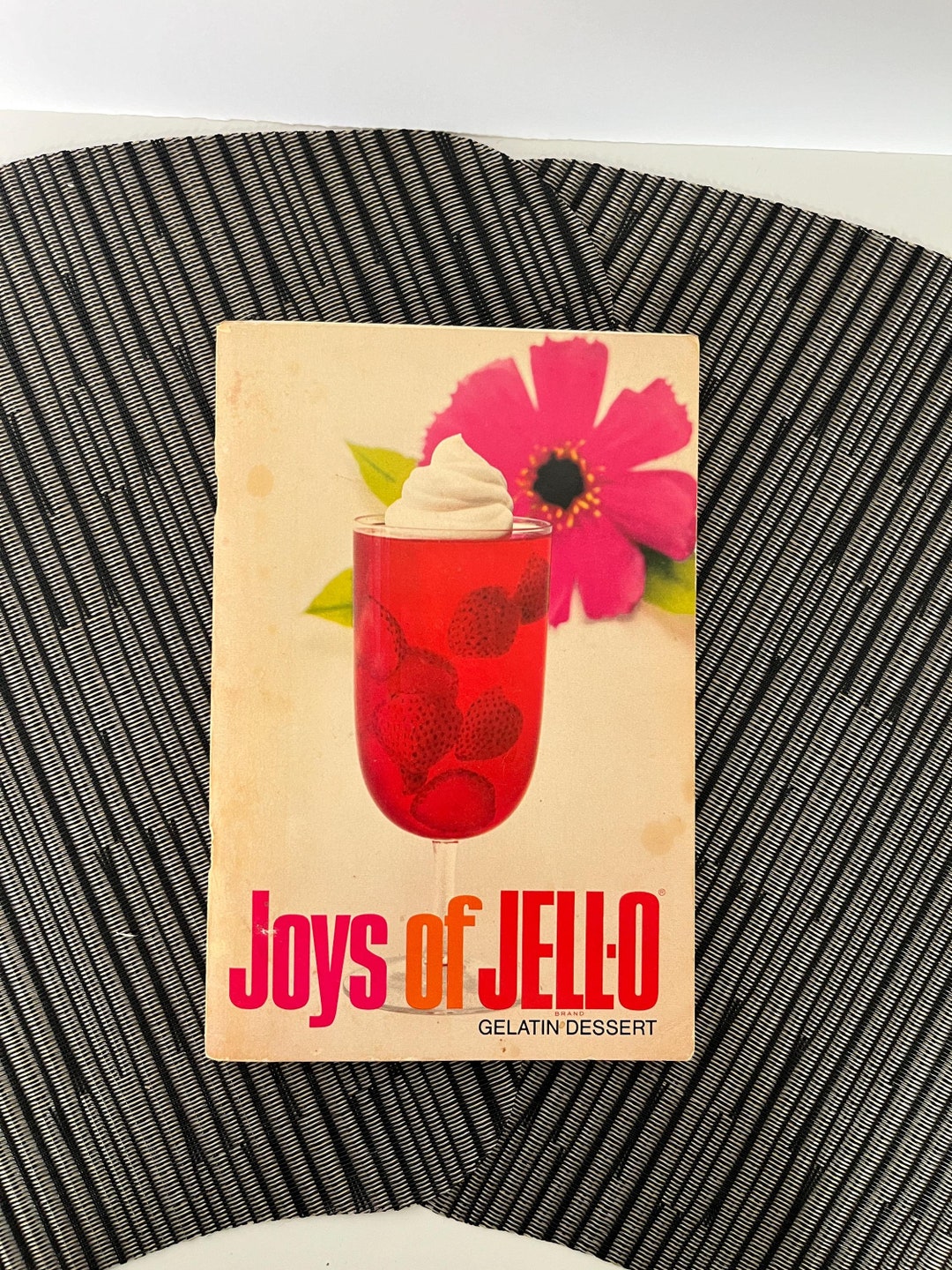 Vintage Jell-o Gelatin Dessert Recipe Book the Joys of Jell-o softcover ...
