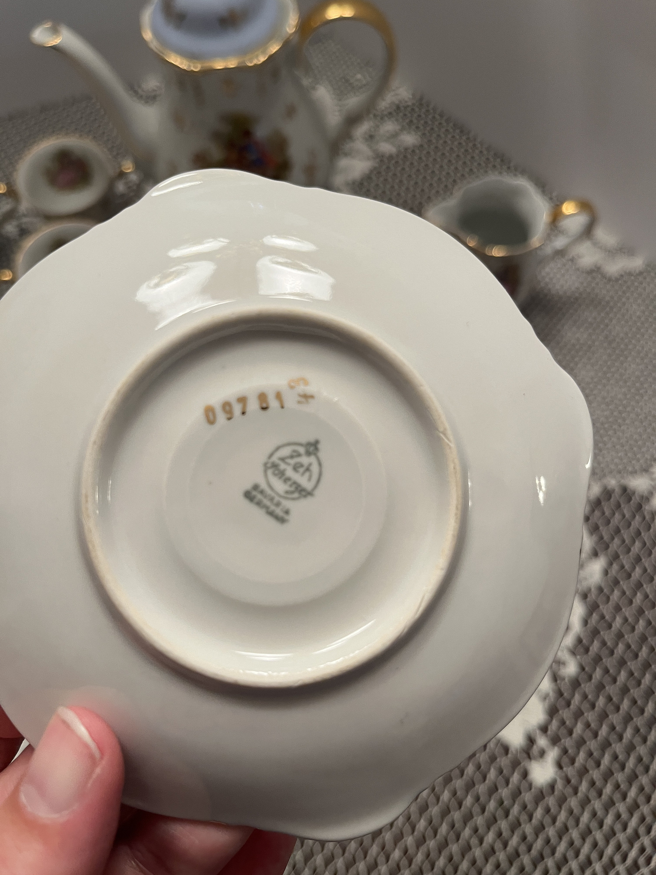 Vintage Zeh Scherzer 19-piece Tea Set/made in Bavaria Germany/vintage ...