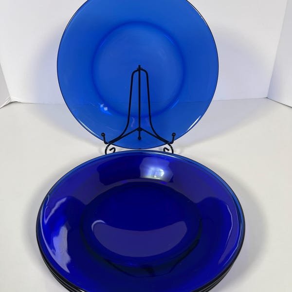 Cobalt Blue Plate - Etsy